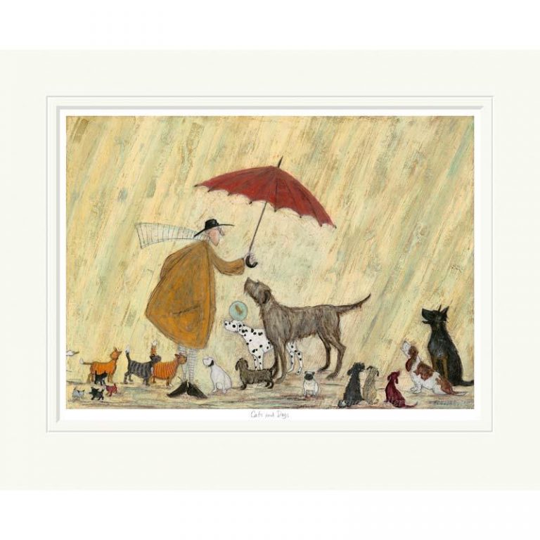 Cats and Dogs | Ltd Print | Sam Toft | Walsingham Gallery & Framing
